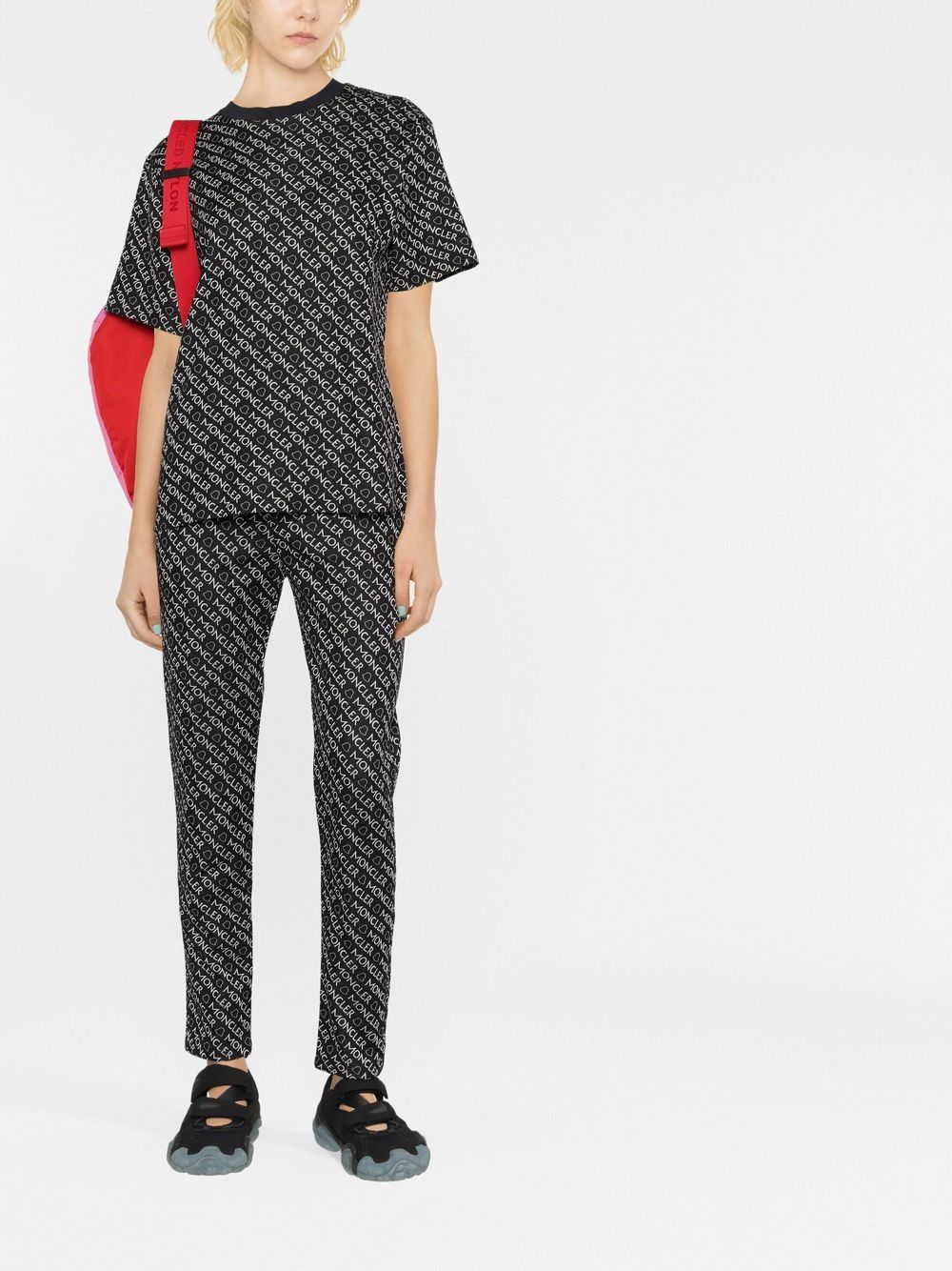 MONCLER Moncler Logo-Print Jersey Trousers