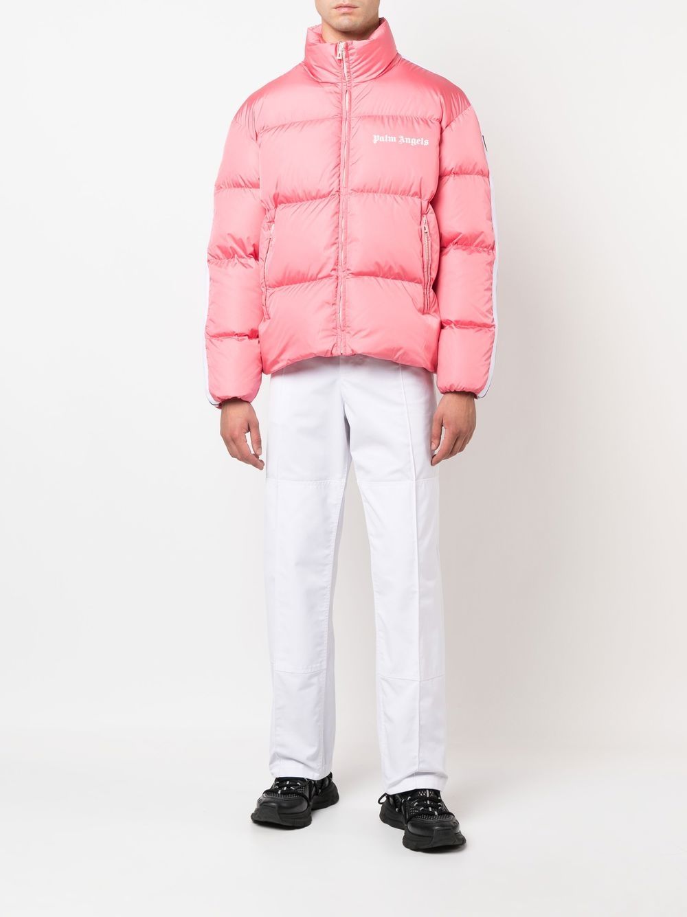 PALM ANGELS Logo-Print Padded Jacket