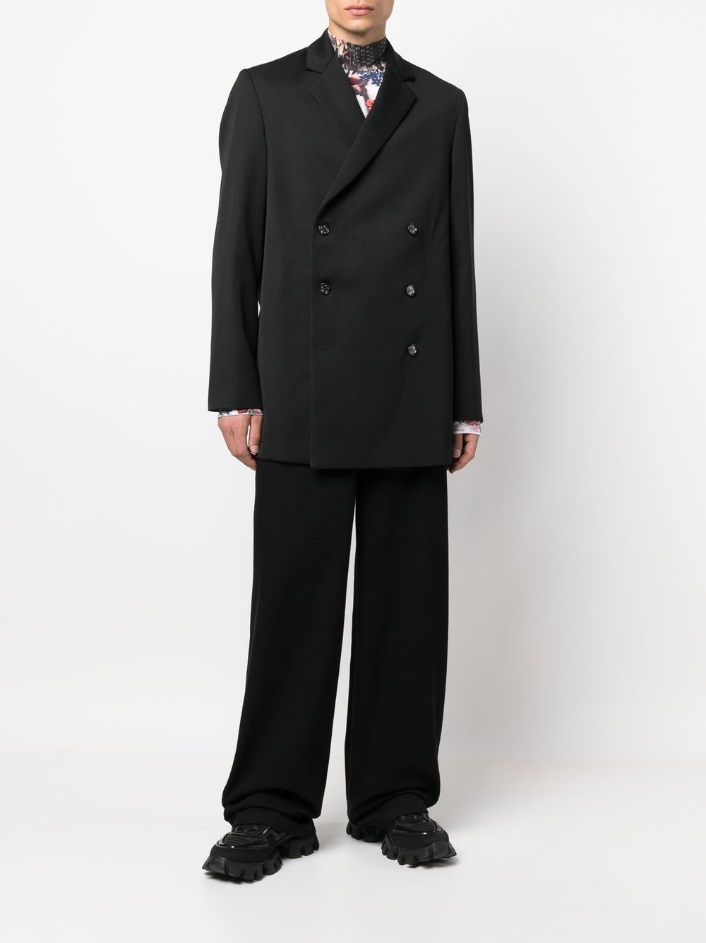 424 424 Double-Breasted Wool Coat