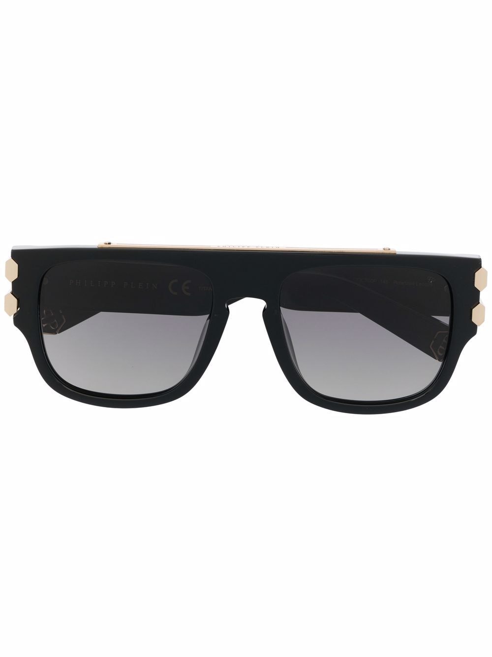 Philipp Plein Square-Frame Sunglasses - Black - 30% Off  display picture 1