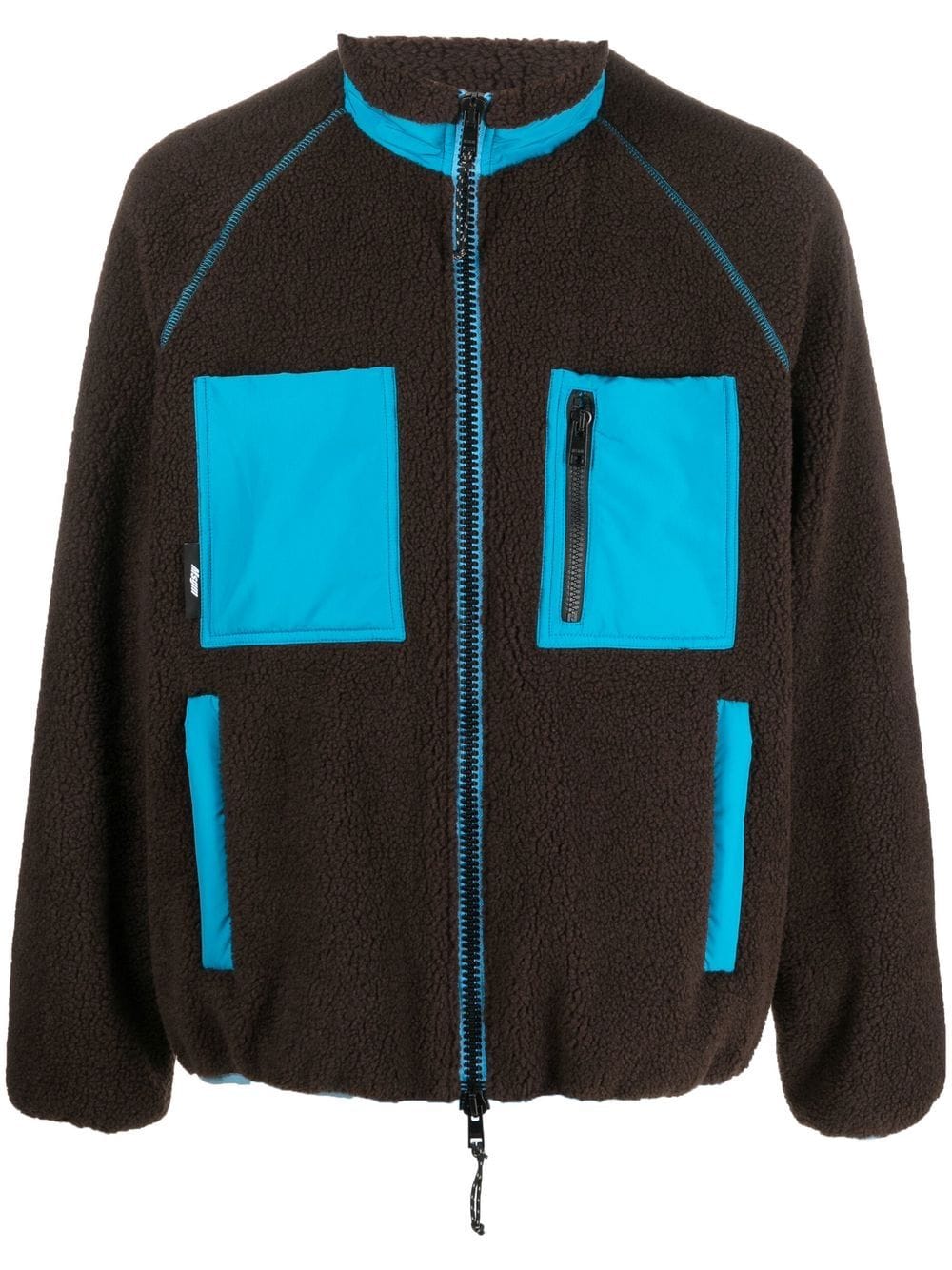 MSGM MSGM Logo Patch Fleece Jacket