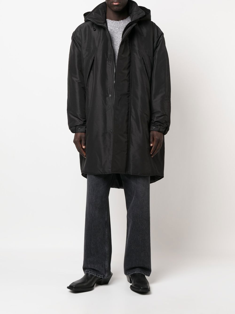 OUR LEGACY Hooded Concealed-Fastening Parka Coat