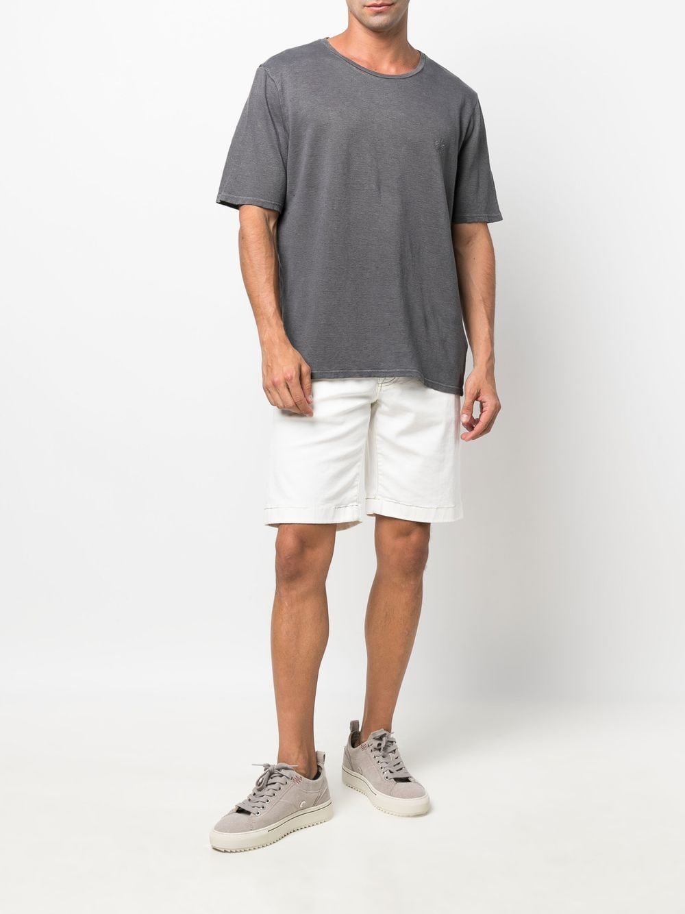 JACOB COHEN Contrasting-Stitch Detail Shorts