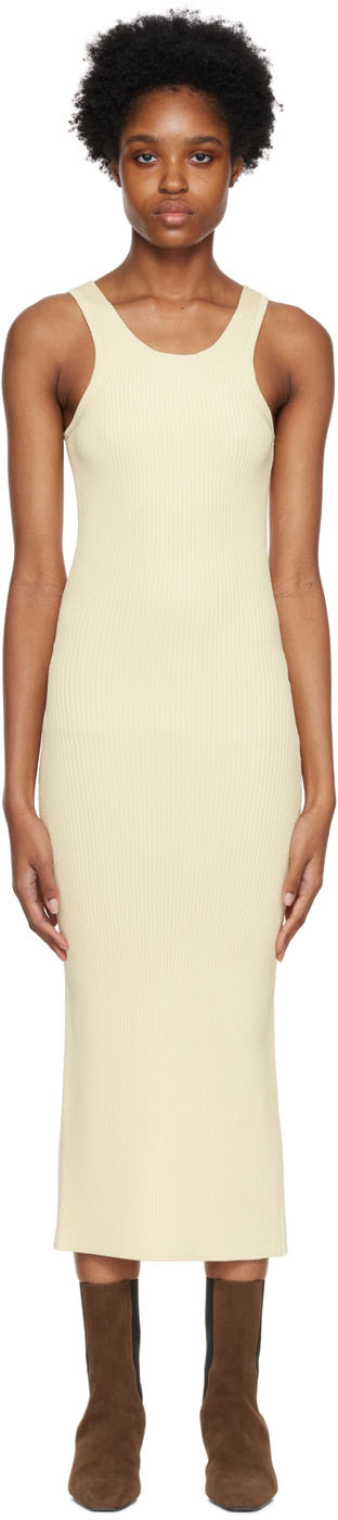 Toteme Compact Midi Dress In 753 Elderflower - 80% Off | Editorialist