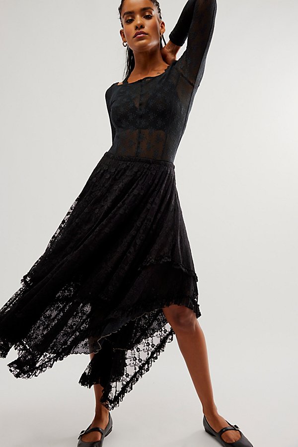 orange lace midi dress Orange Lace Corset Midi Dress main image 0