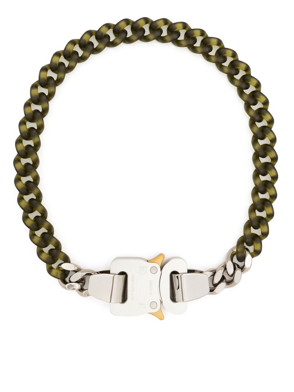 Buy 1017 Alyx 9sm Hero 4x Chain Necklace - Green At 50% Off