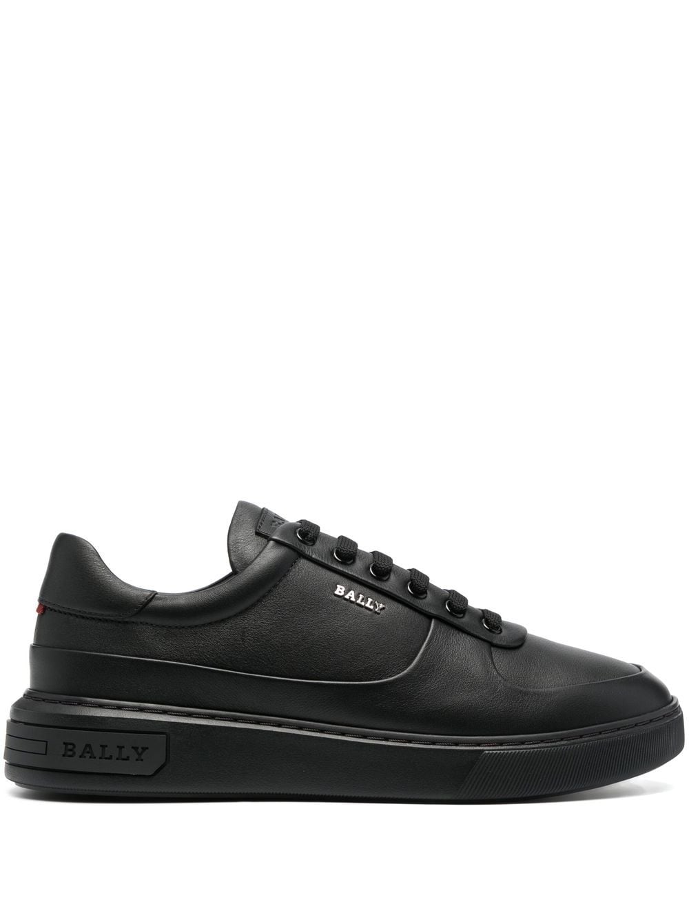Bally Manny Leather Low-Top Sneakers In Black - 65% Off  display picture 3