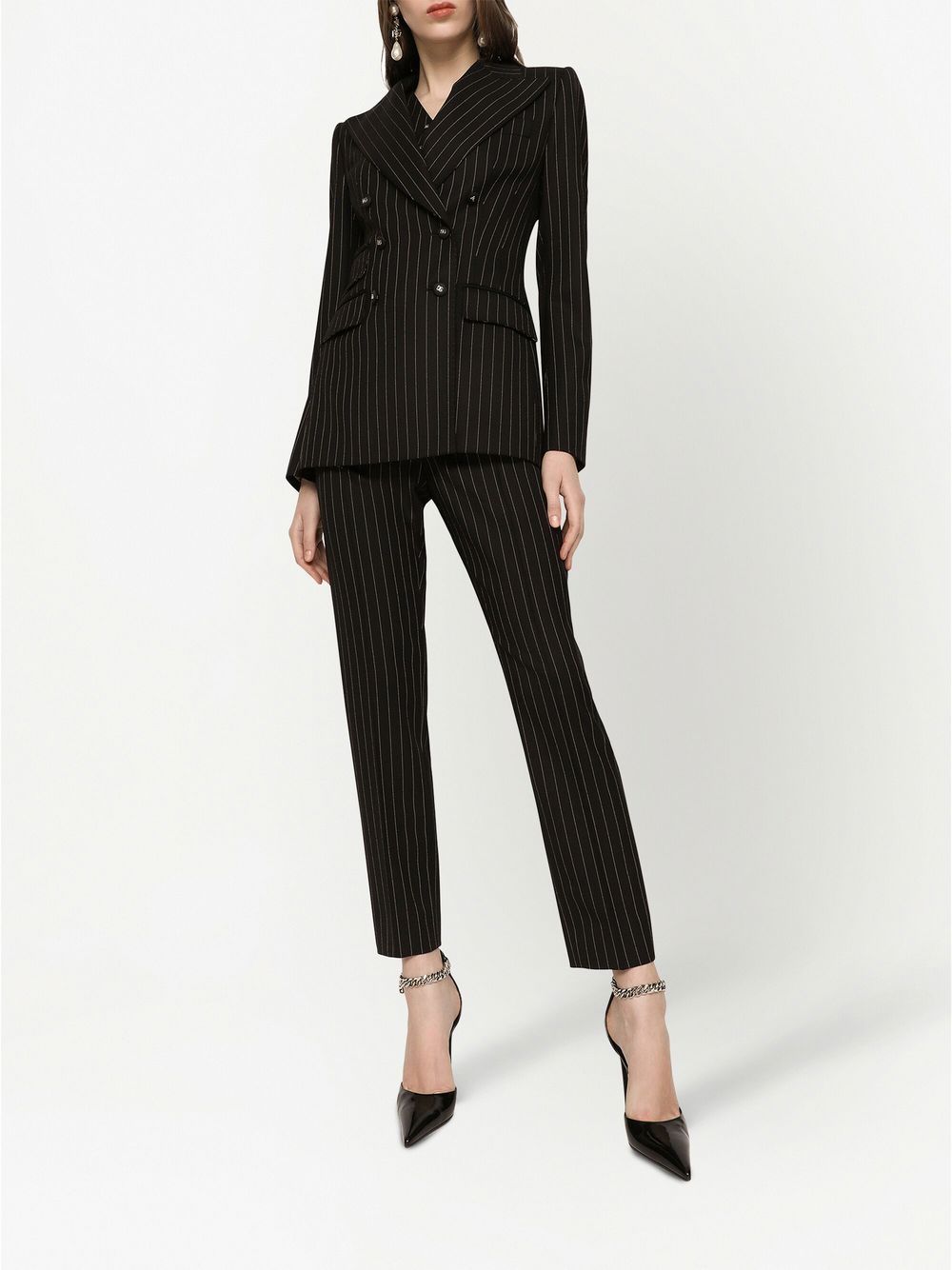 DOLCE & GABBANA Dolce & Gabbana Pinstriped Twill Trousers