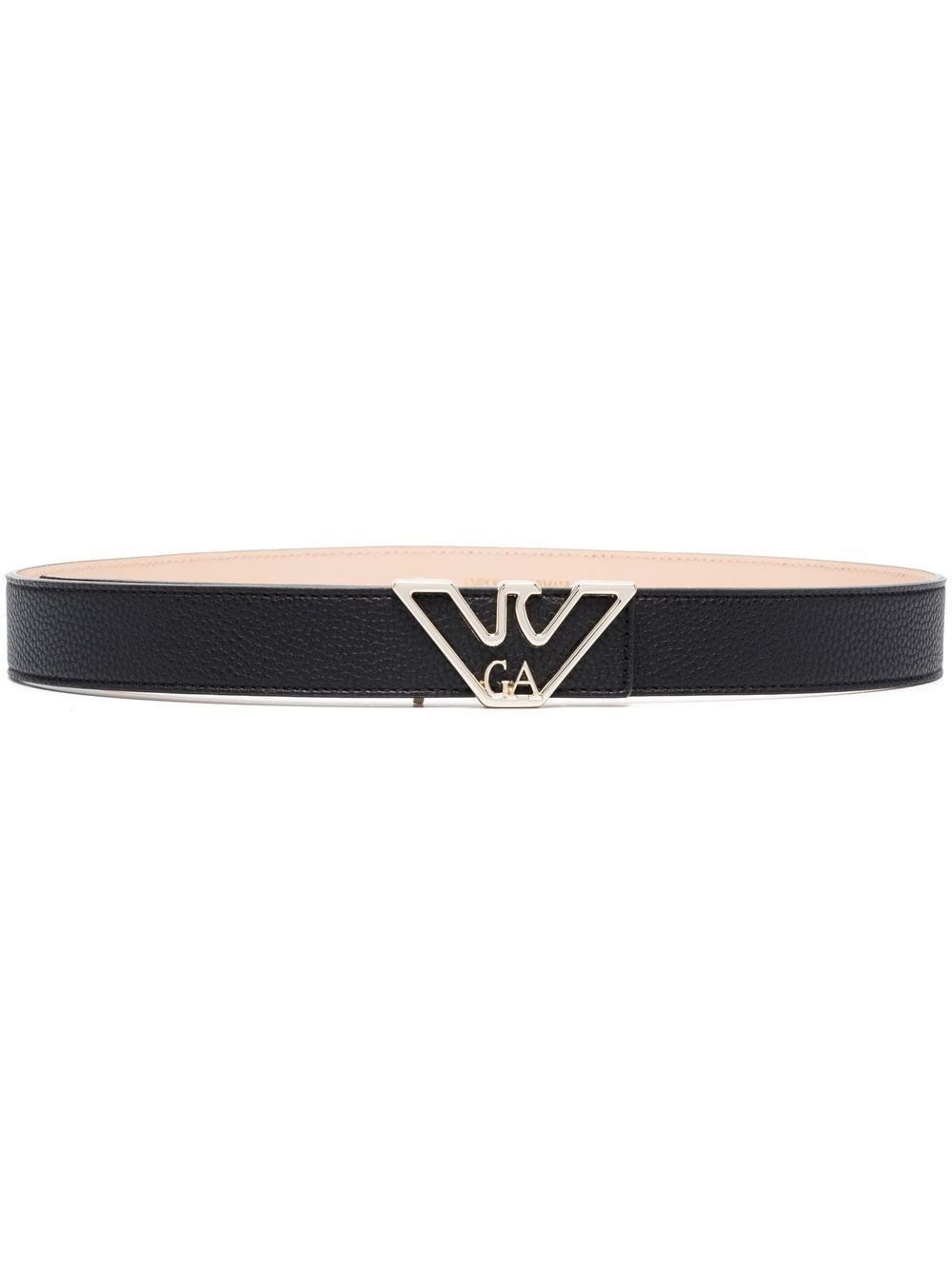 メンズ emporio armani archive twin buckle belt