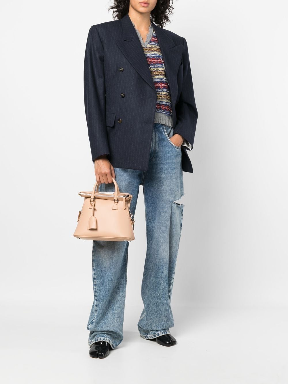 MAISON MARGIELA Mini 5AC Leather Tote