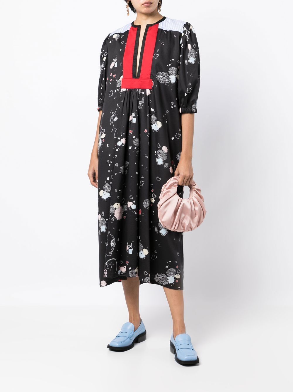 MACGRAW Macgraw Betty Printed Midi Dress