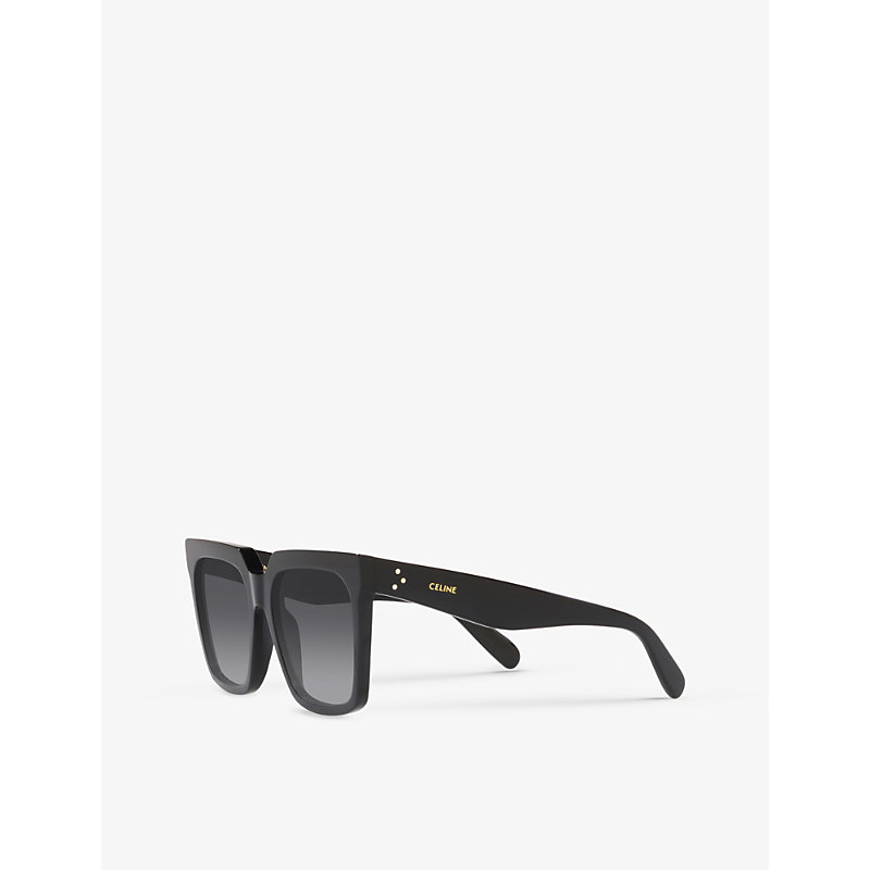 Celine Cl4055in Rectangular Sunglasses - Black | Editorialist display picture 1