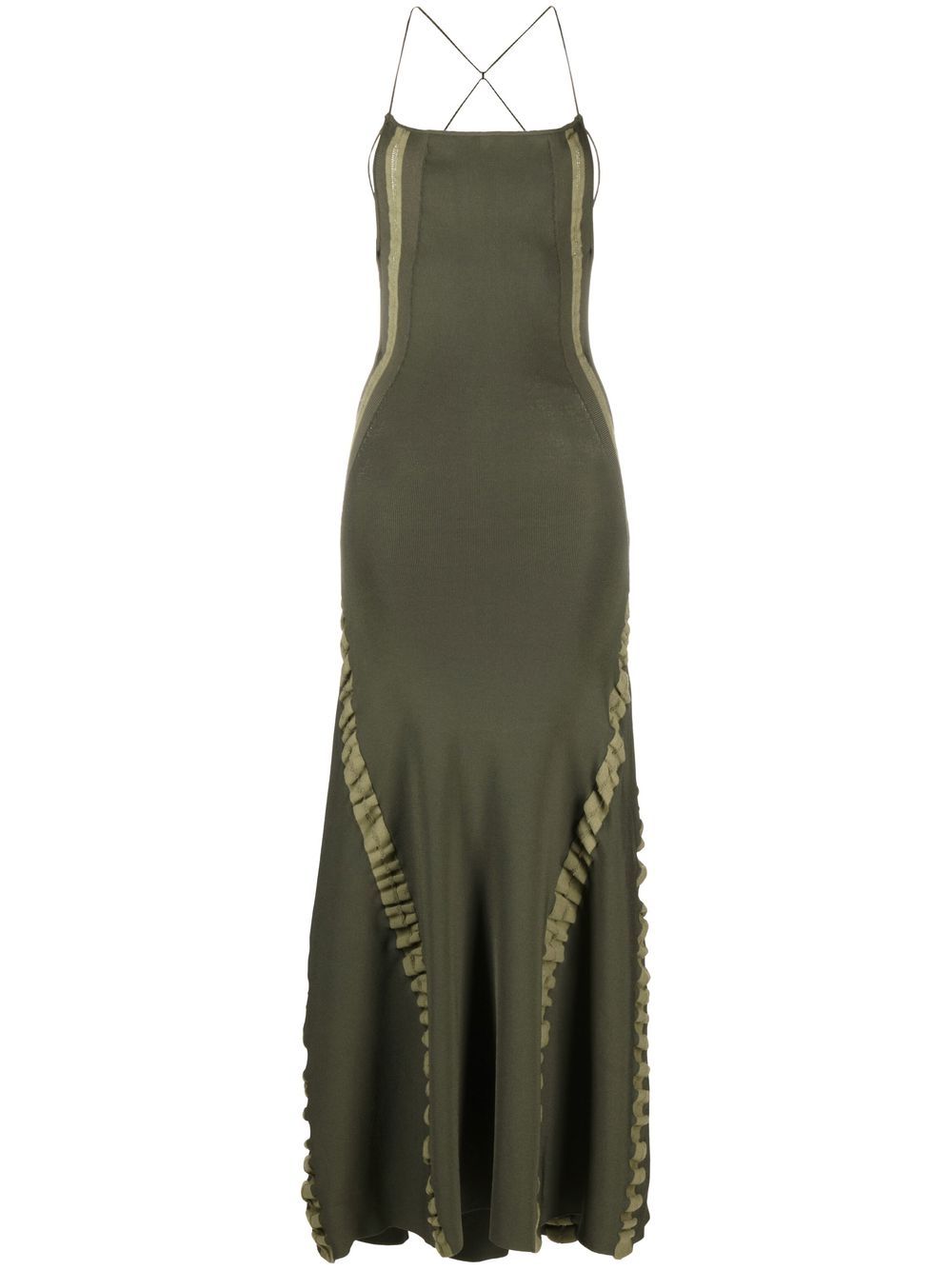80s green dress Vix: Lavi Long Dress (VH252019) M main image 0