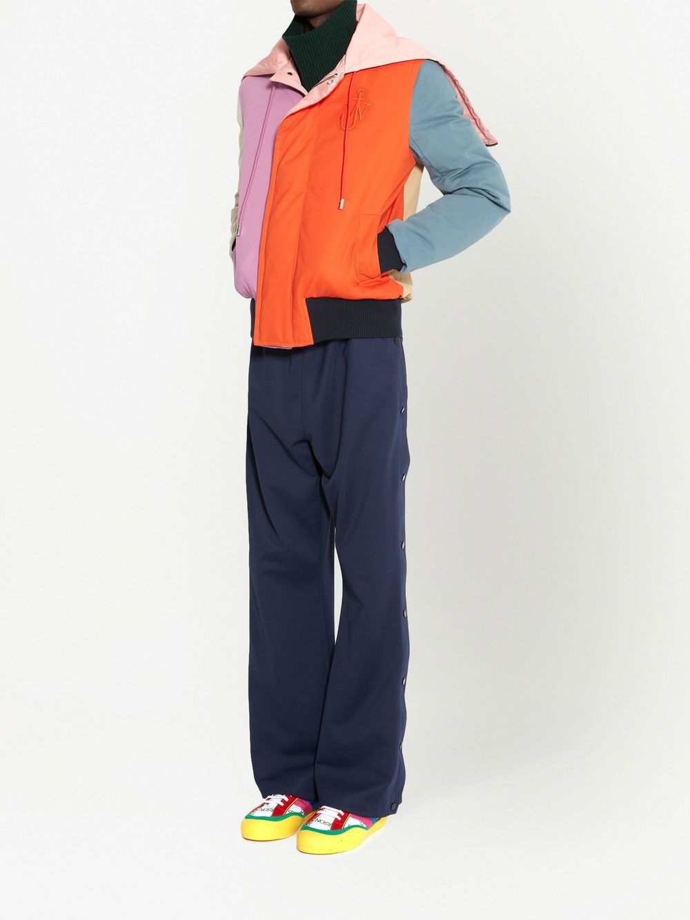 JW ANDERSON JW Anderson Multi-Panel Zip-Fastening Jacket