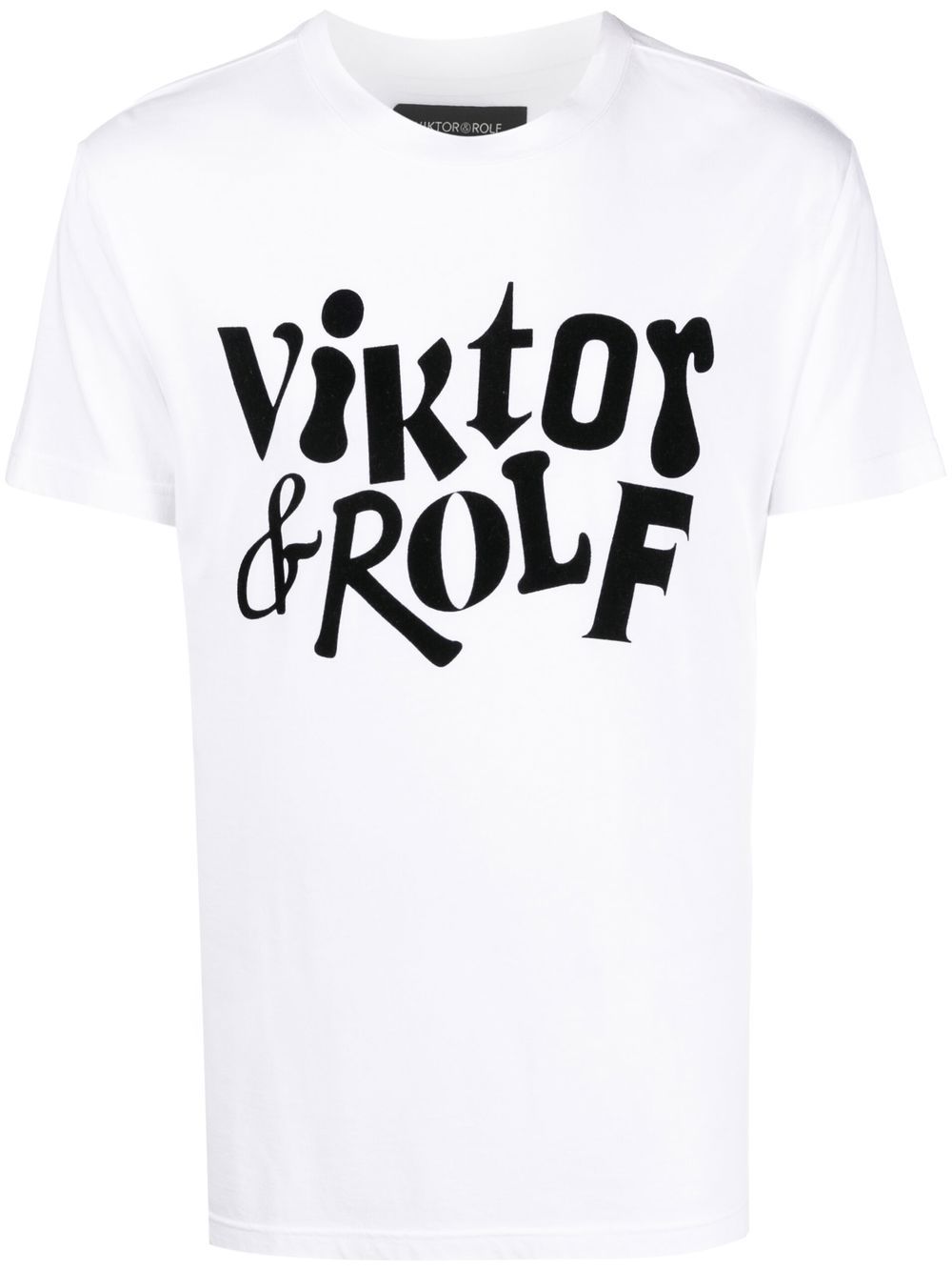 VIKTOR & ROLF logo-print cotton t-shirt
