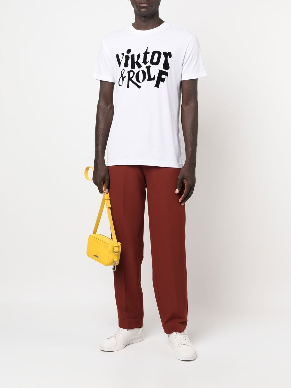 VIKTOR & ROLF logo-print cotton t-shirt