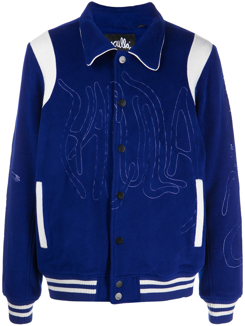 HACULLA. Haculla Embroidered-Logo Shirt Jacket