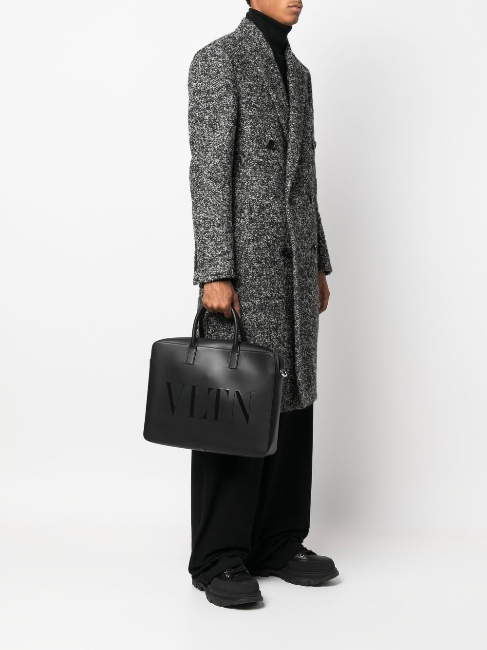 VALENTINO Logo-Print Laptop Bag