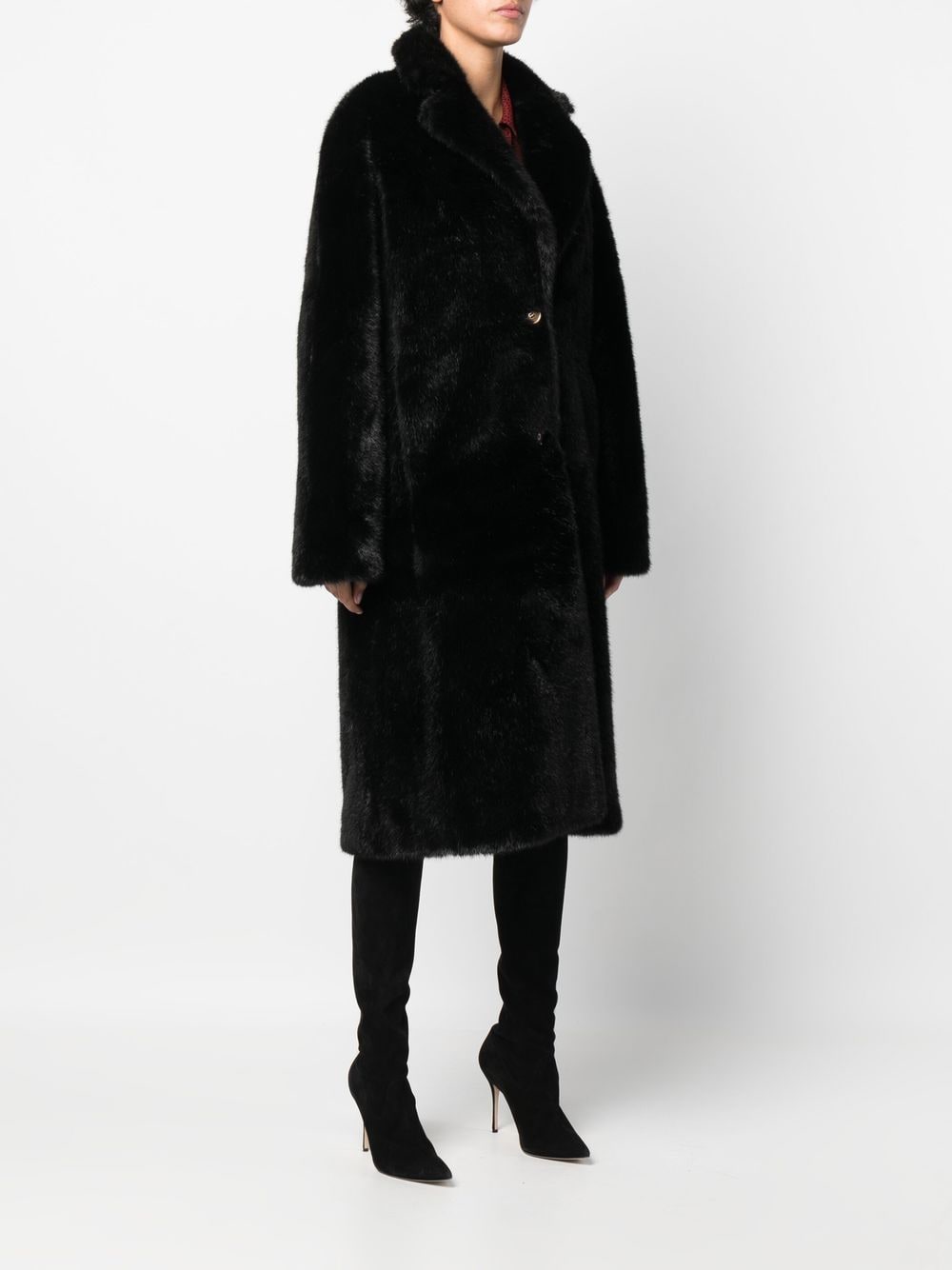 PHILIPP PLEIN Philipp Plein Skull-Print Faux-Fur Coat
