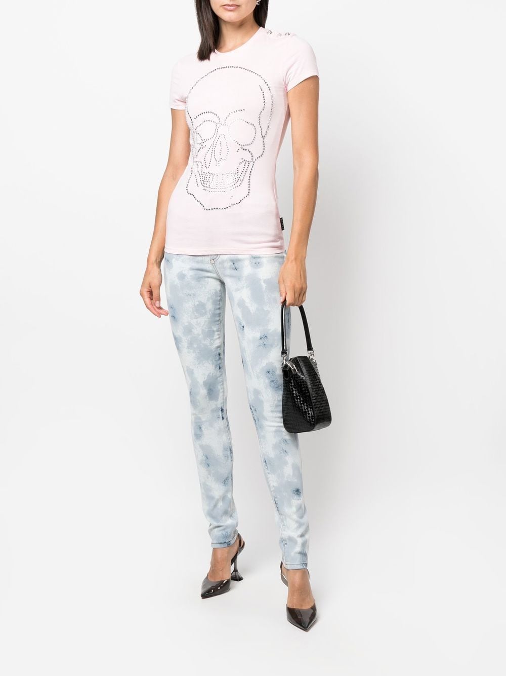 PHILIPP PLEIN Crystal-Embellished T-Shirt
