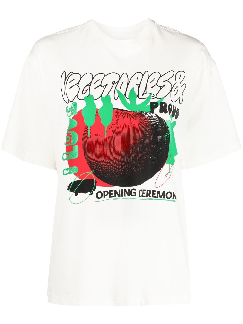 OPENING CEREMONY Opening Ceremony Logo-Print T-Shirt