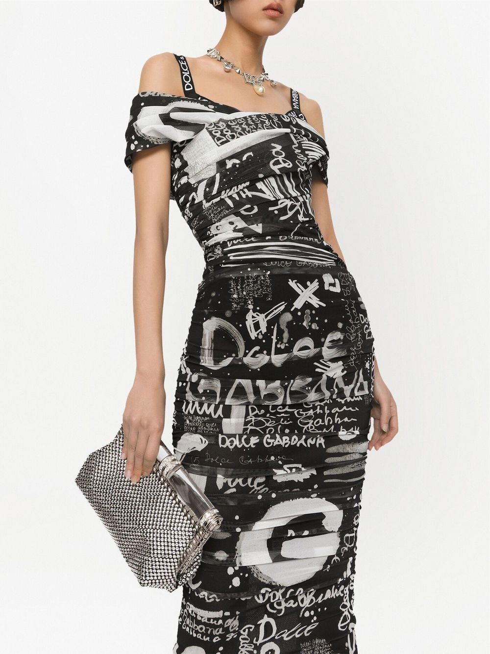 DOLCE & GABBANA Rhinestone-Embellished Clutch