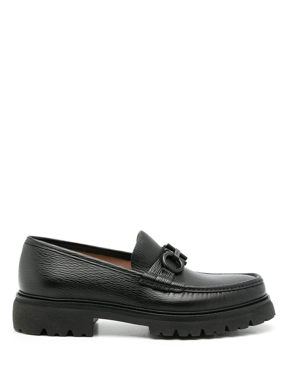 Ferragamo Bleecker Double-Gancini Loafers In Black - 50% Off  display picture 1