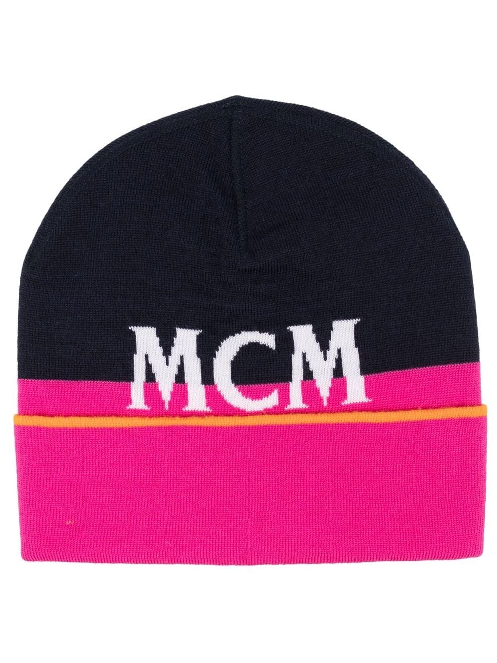 Mcm Formative-Knit Merino Wool Beanie - Pink | Editorialist display picture 3
