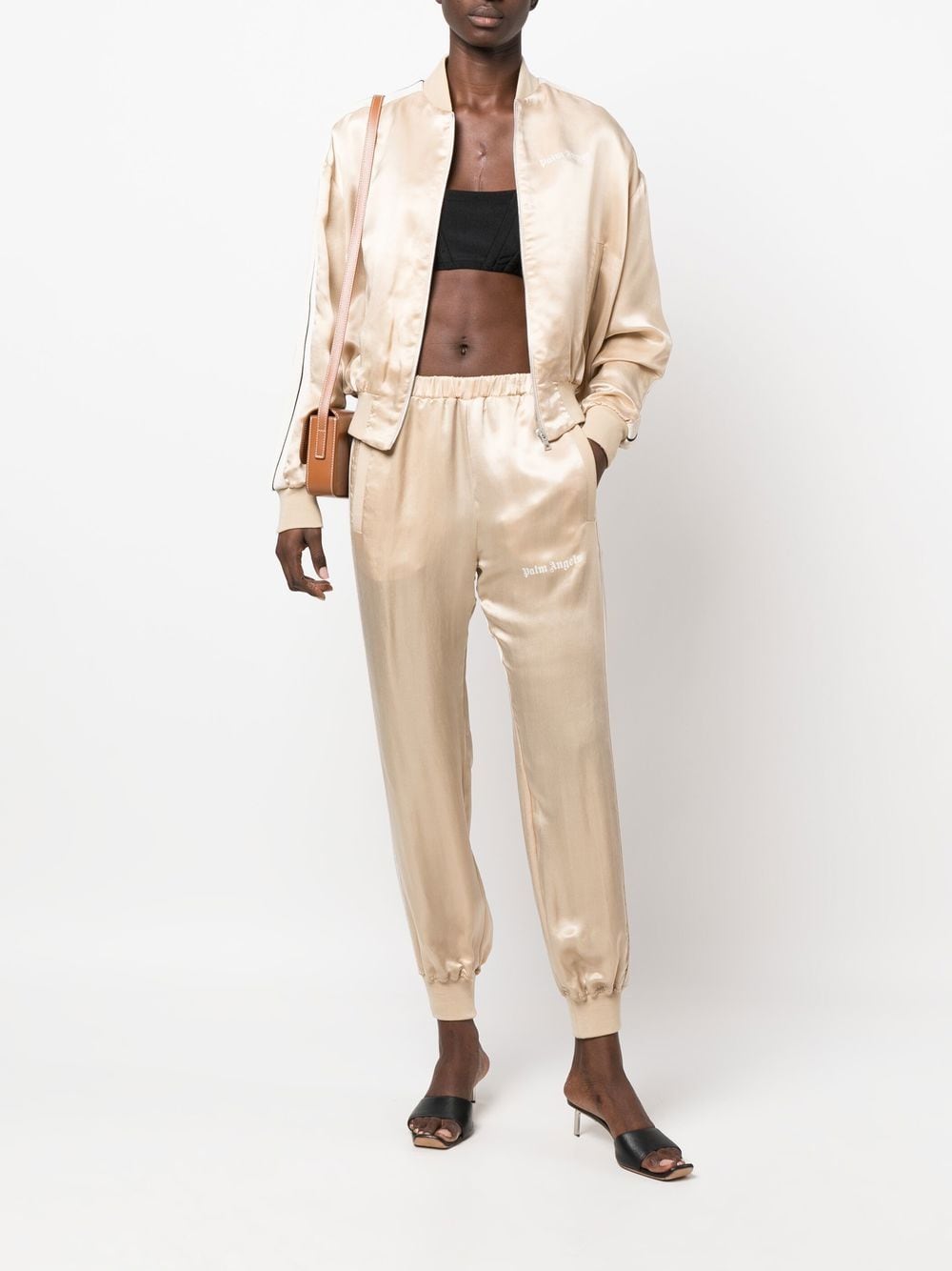 PALM ANGELS Palm Angels Striped Bomber Jacket