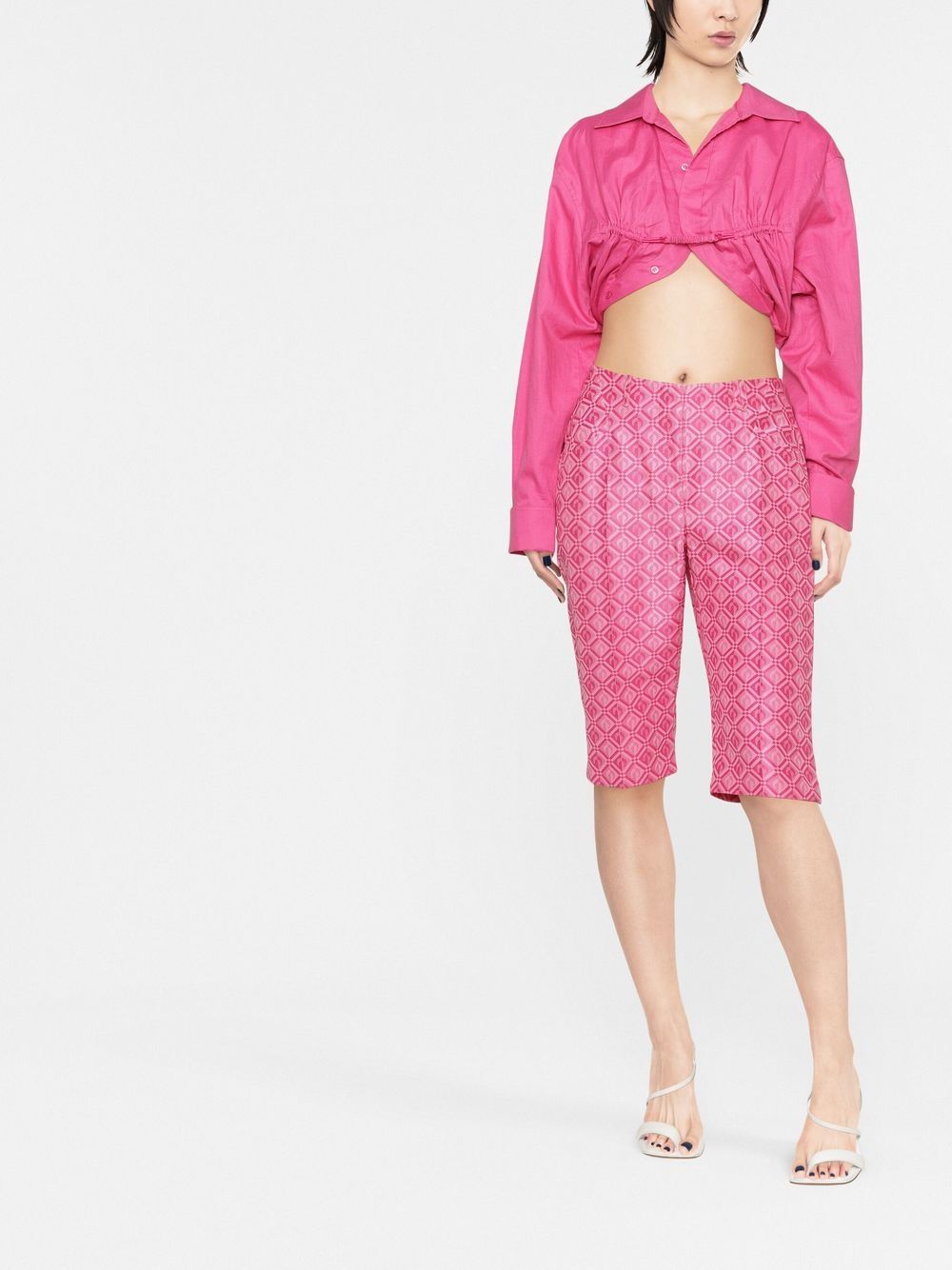 JACQUEMUS Jacquemus Le Papier Bolero Shirt