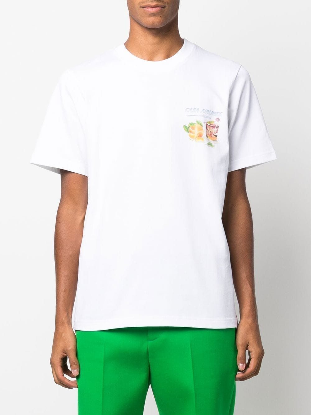 CASABLANCA graphic-print short-sleeved t-shirt