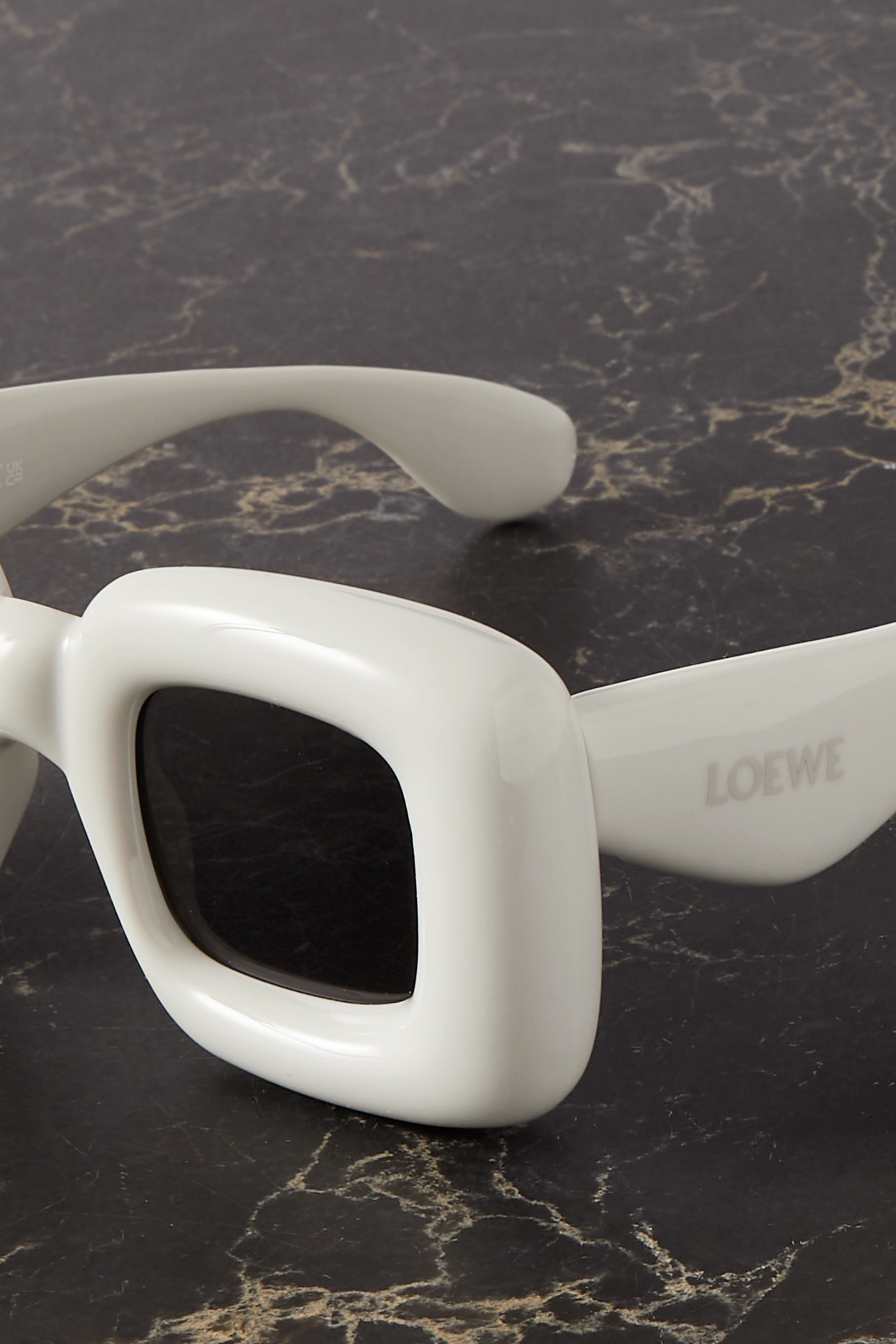 Loewe Inflated Oversized Square-Frame Sunglasses - White 