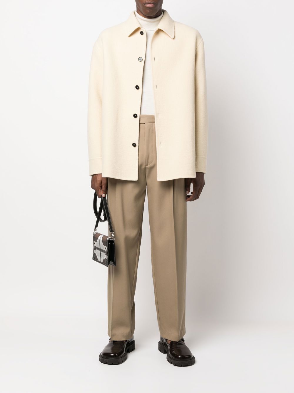 JIL SANDER button-up long-sleeved shirt jacket