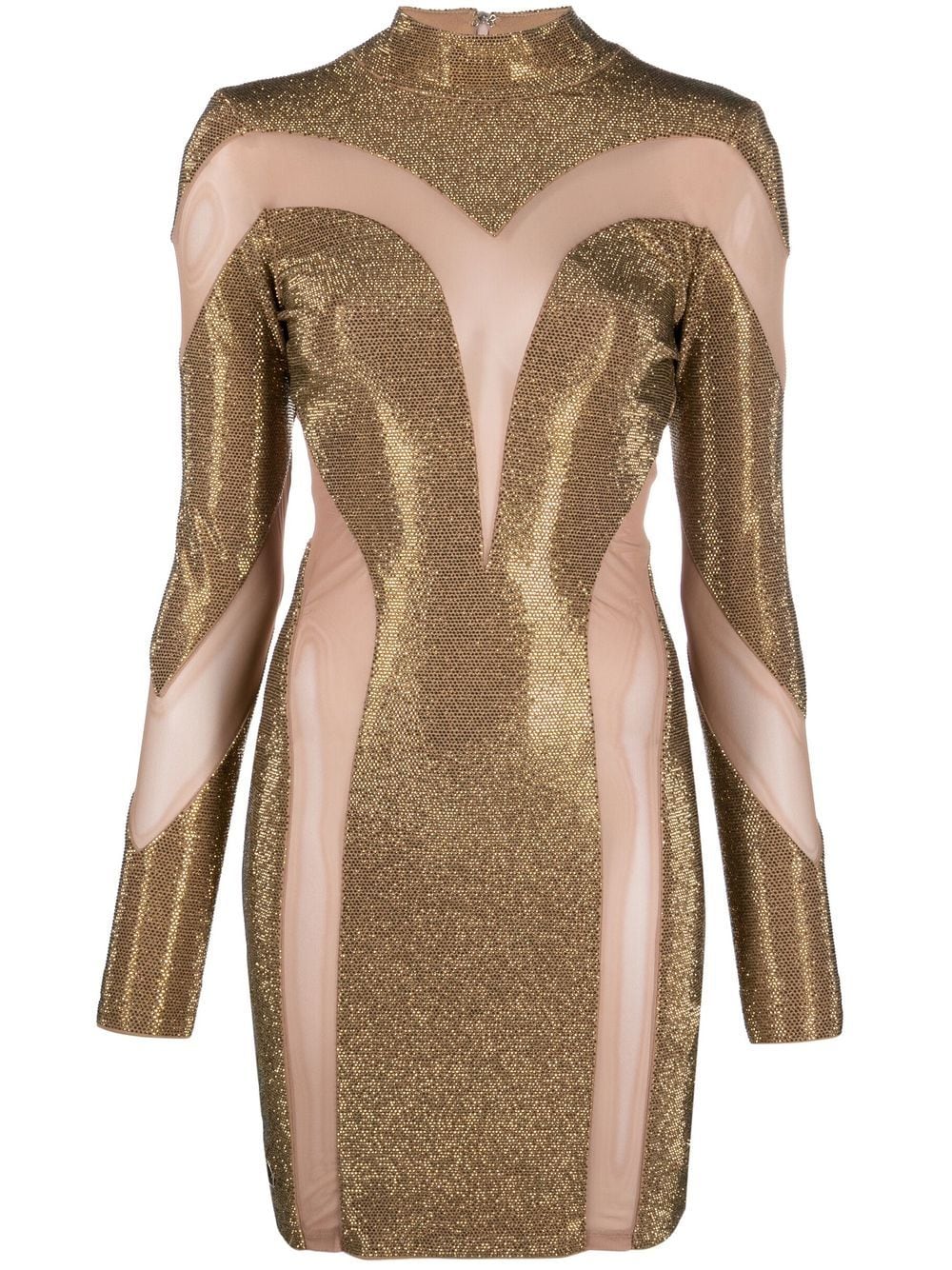 green emerald velvet dress Fantasy Long Sleeve Mini Gold S