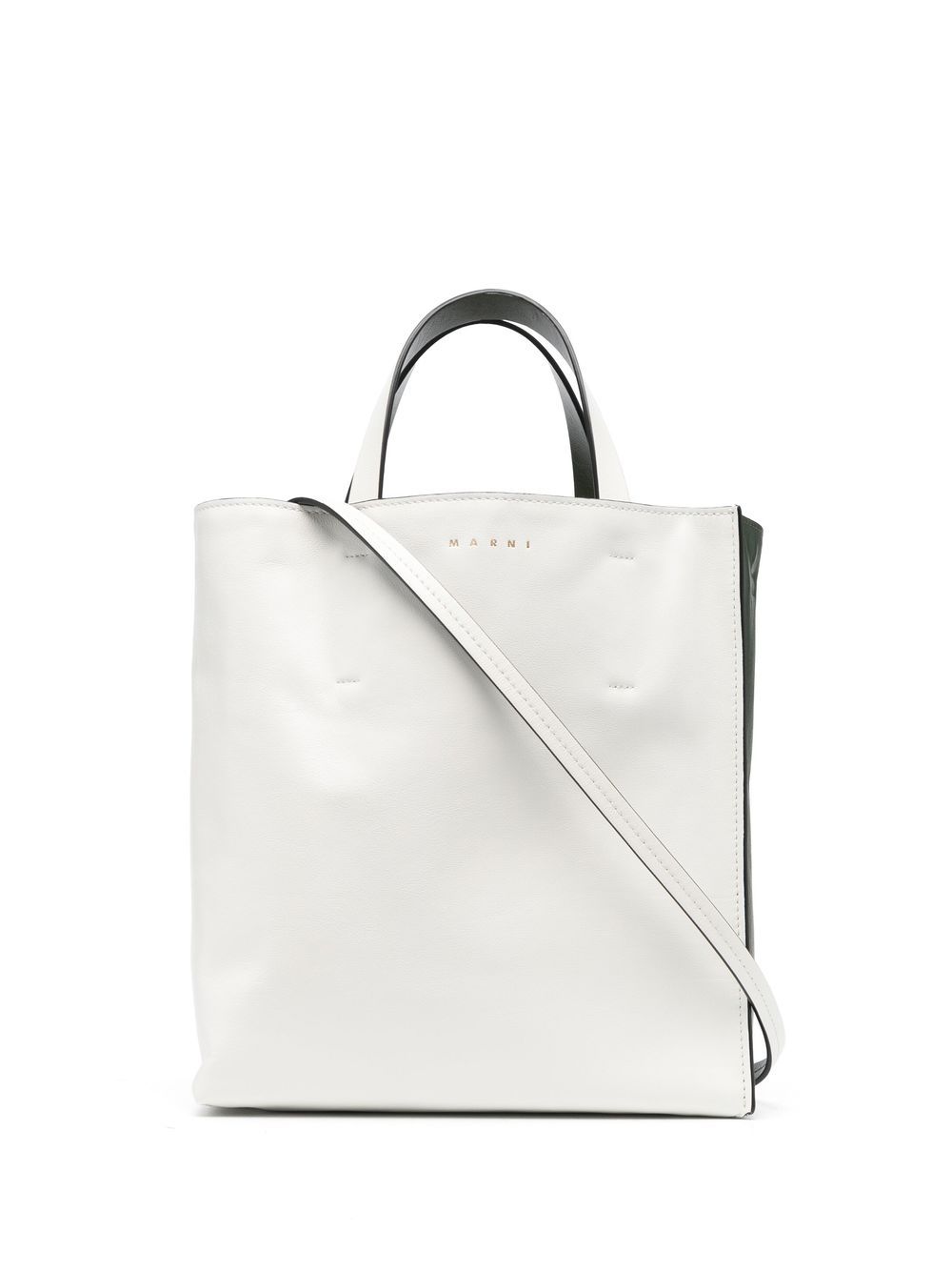 MARNI Small Museo Leather Tote Bag