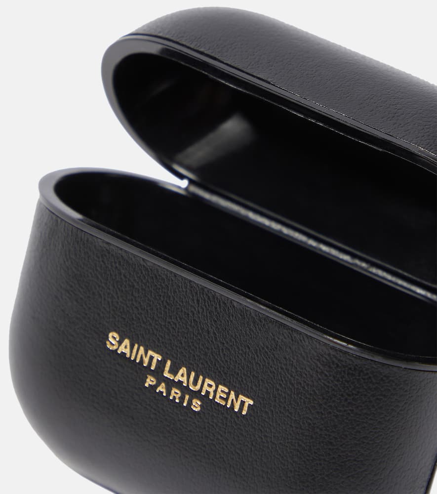 Saint Laurent AirPodsPro レザーケース Saint Laurent Leather Airpods Pro Case - Black | Editorialist