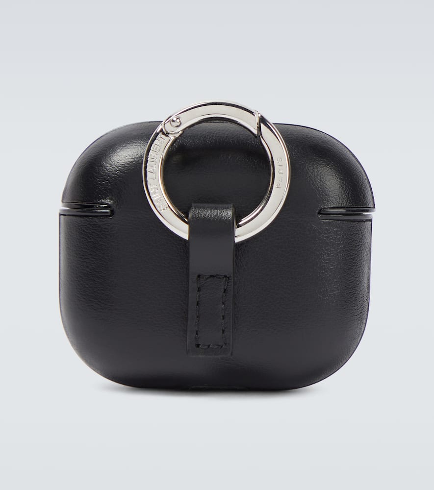 SAINT LAURENT ブラック イヤホンケース　airpods 20525162~black_1.jpg
