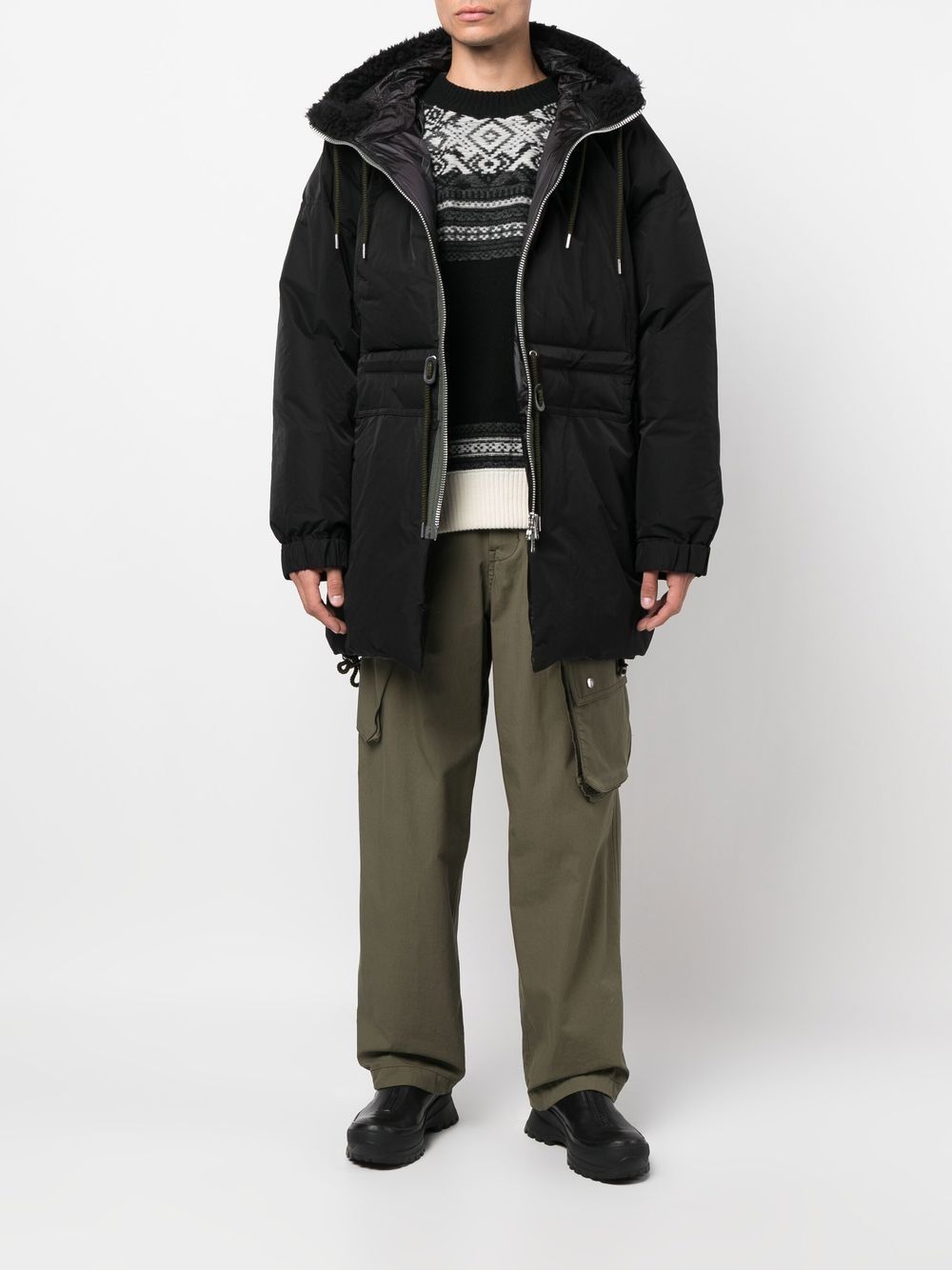 SACAI sacai Padded Zip-Up Parka