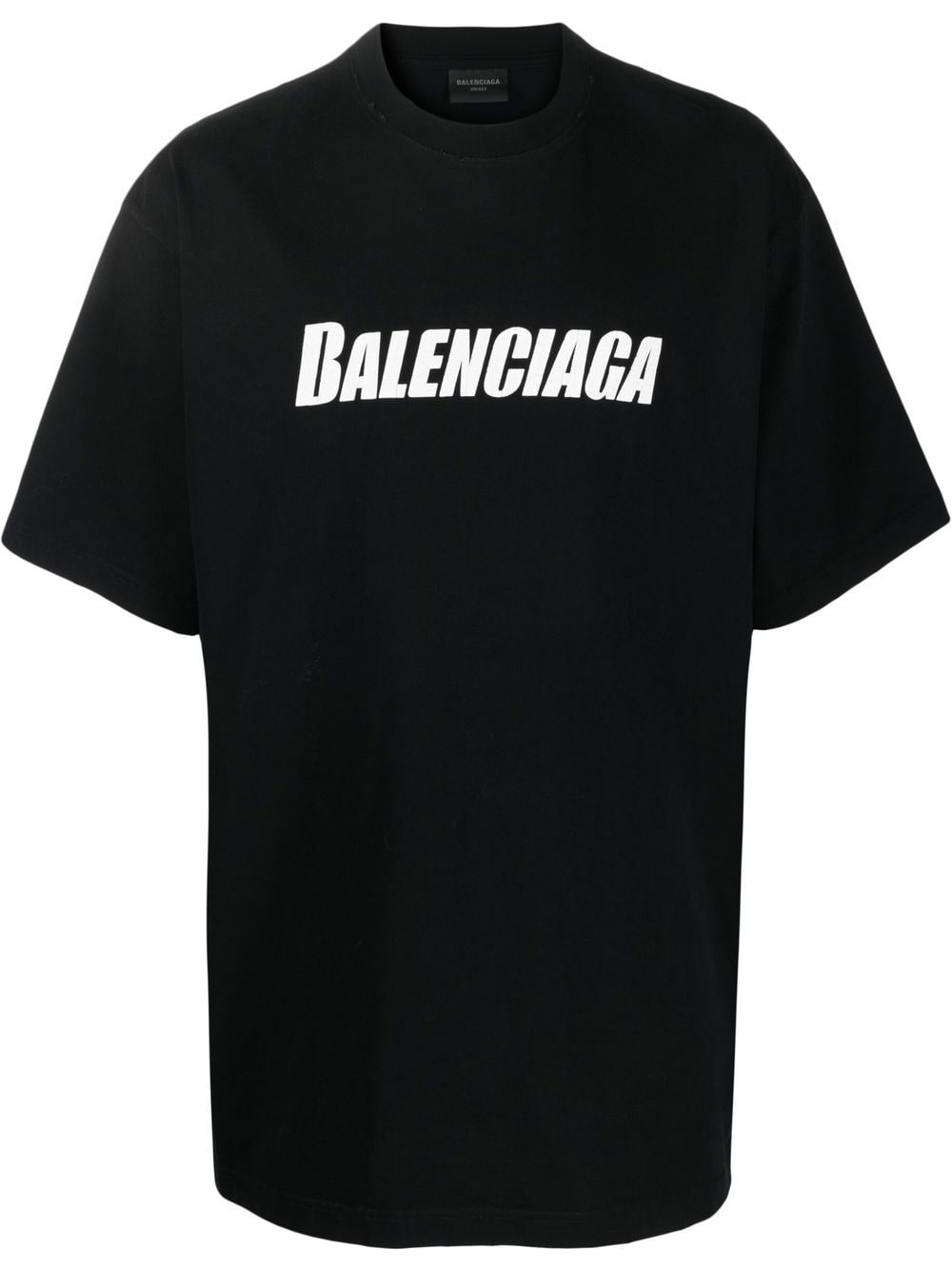 BALENCIAGA ロゴ Tシャツ ブラック　新品同様 Balenciaga Logo-Print Cotton T-Shirt - Black | Editorialist