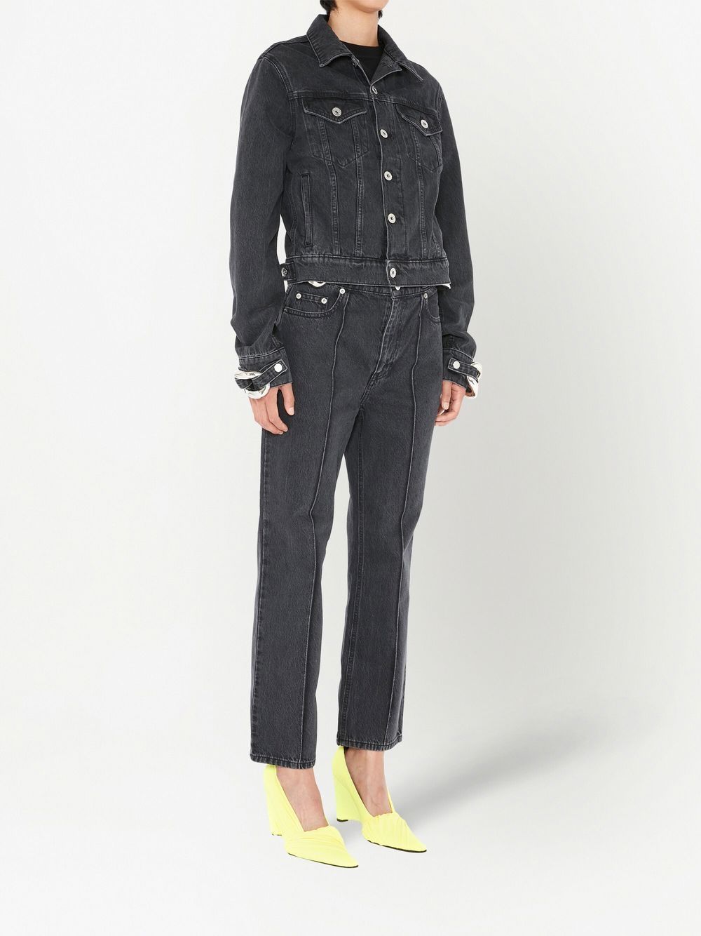 JW ANDERSON JW Anderson Chain-Link Denim Jacket