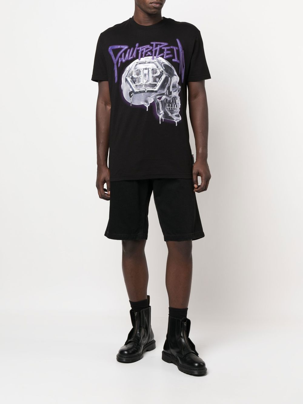 PHILIPP PLEIN skull-print short-sleeve t-shirt