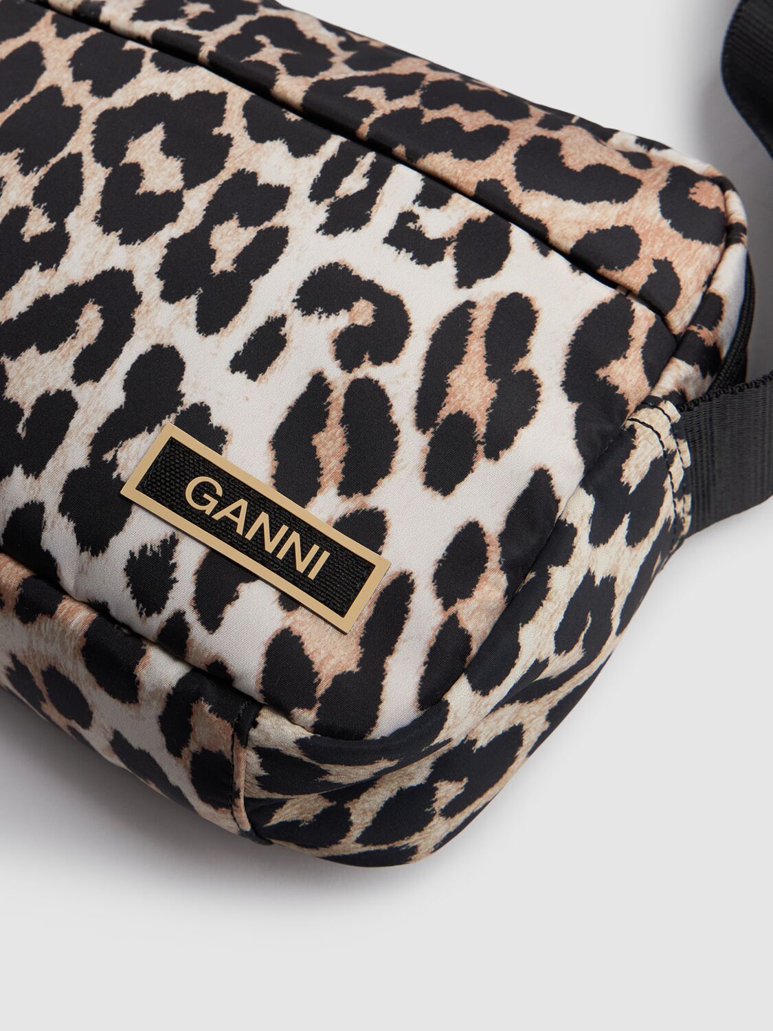 Camera Bag Ganni Tech Fabric Bag Leopard Tech Fabric Bag Leopard