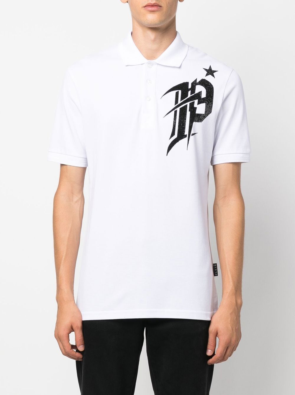 PHILIPP PLEIN logo-print polo shirt