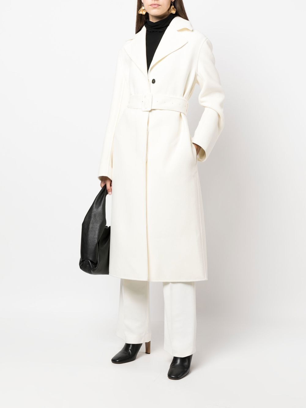 JIL SANDER Jil Sander Belted Single-Breasted Coat