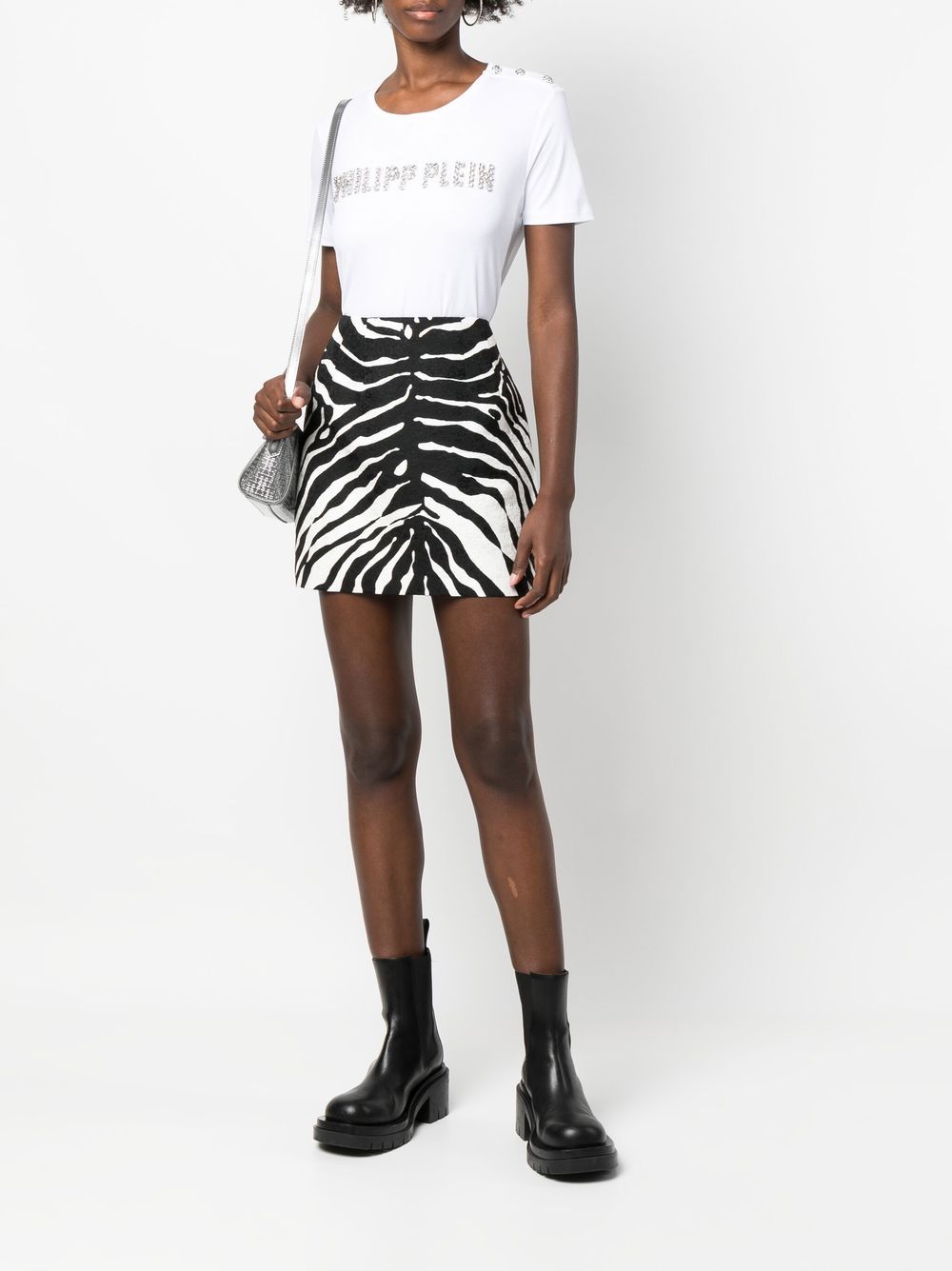 PHILIPP PLEIN Philipp Plein Logo-Embellished T-Shirt