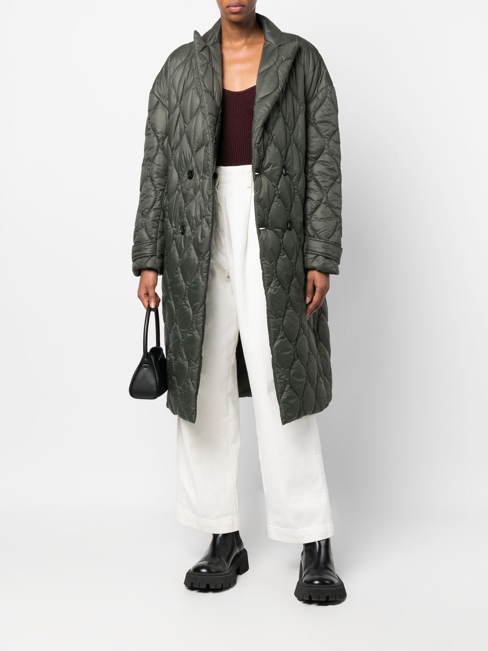 AMIRI Double-Breasted Quilted Coat