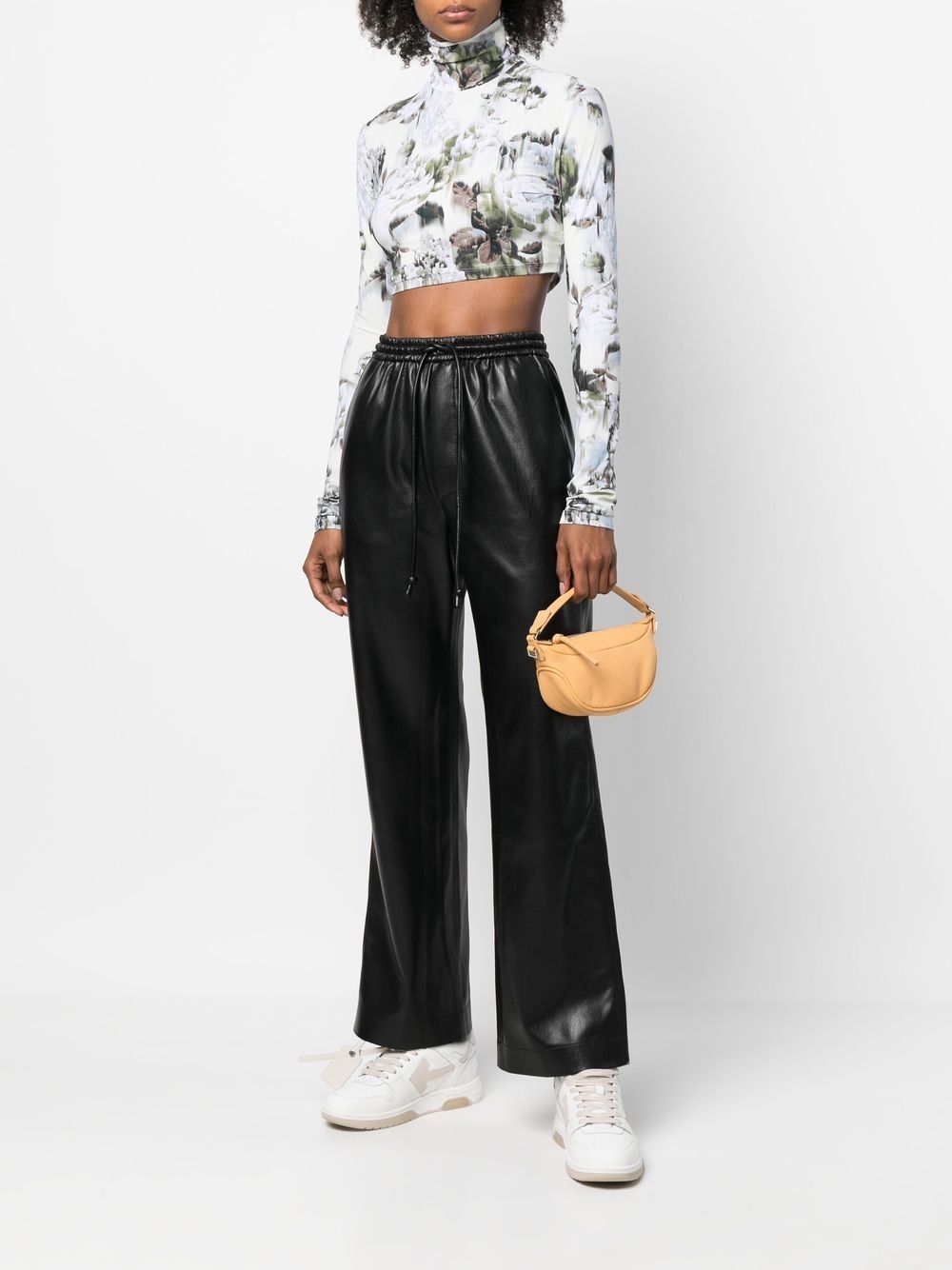 BY FAR BY FAR Leather Shoulder Bag