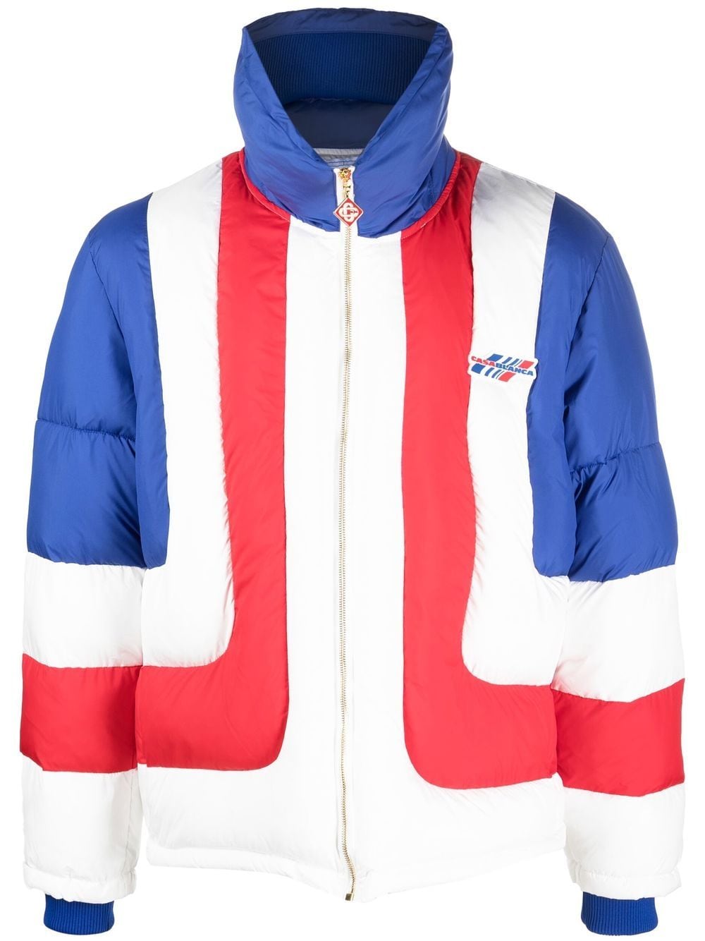 CASABLANCA Casablanca Colour-Block Puffer Jacket