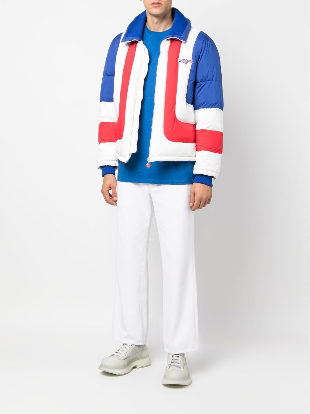 CASABLANCA Casablanca Colour-Block Puffer Jacket