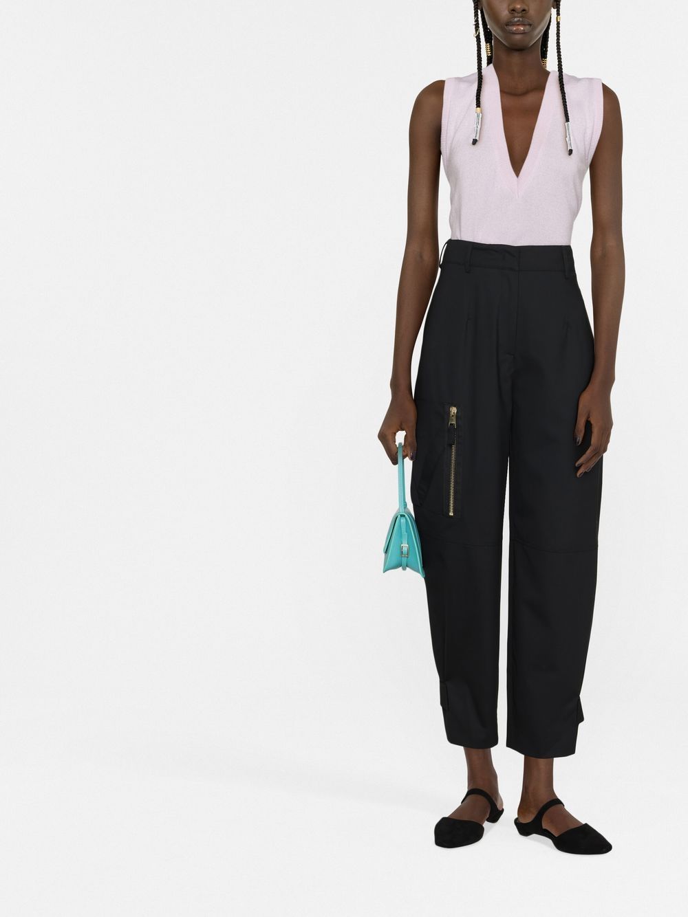 BLANCA VITA Blanca Vita Tapered-Leg Cargo Trousers